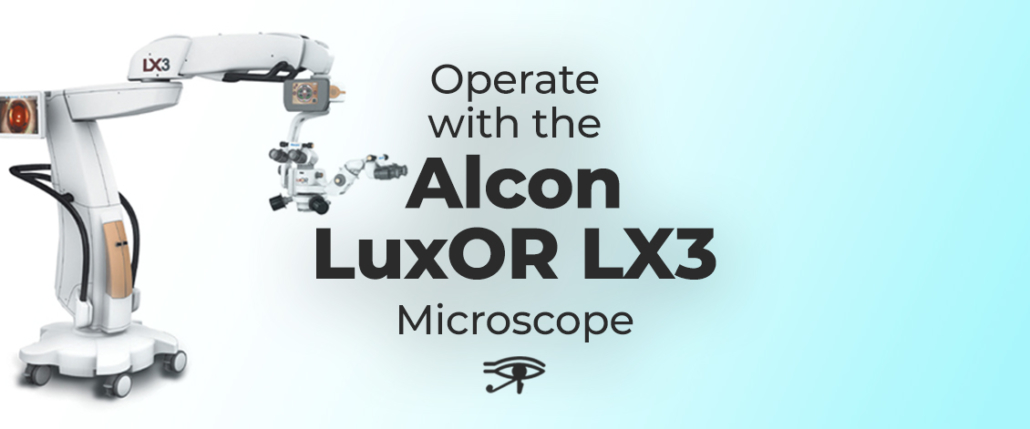 Operate with the Alcon LuxOR LX3 Microscope - Surgical Direct Inc