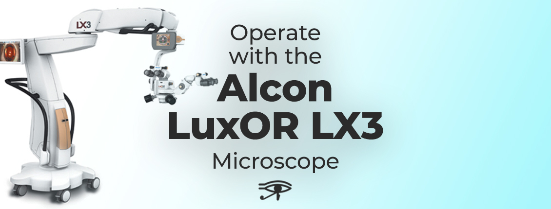 Operate with the Alcon LuxOR LX3 Microscope - Surgical Direct Inc